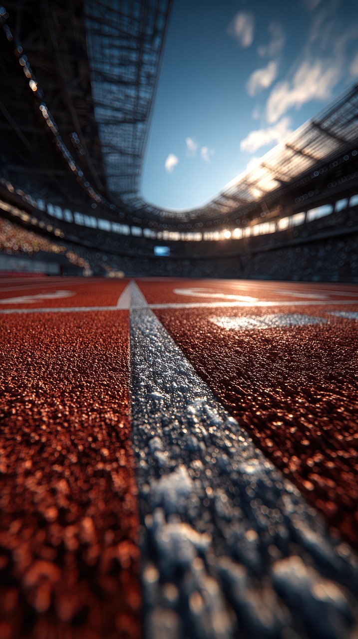 Download Ai Generated, Running Track, Stadium. Royalty-Free Stock ...
