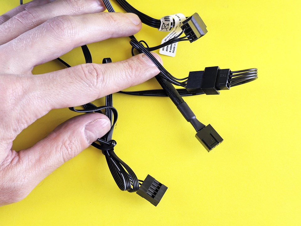 Computer Cables Power Hand - Free photo on Pixabay