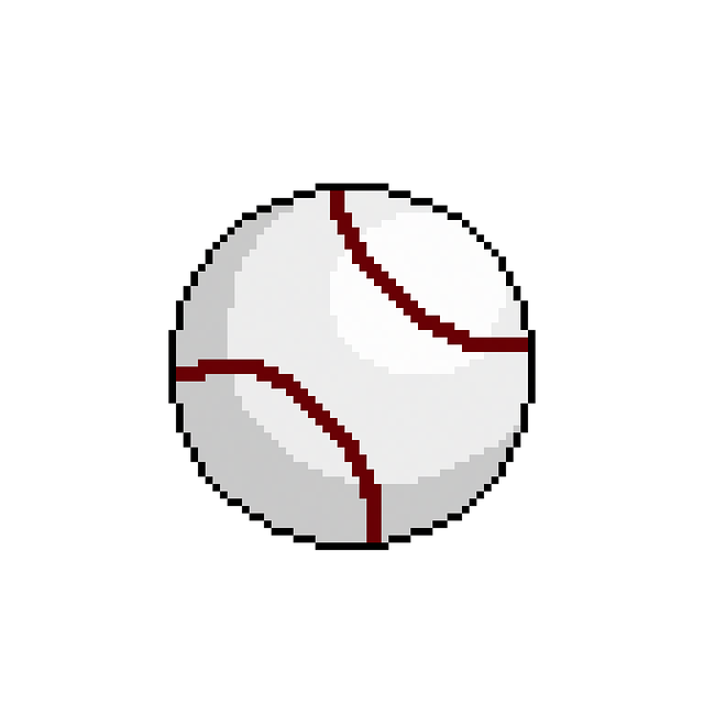 Pixel Art Baseball Red Dots - Free photo on Pixabay