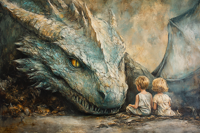 Drachen Kinder Starren - Kostenloses Bild auf Pixabay