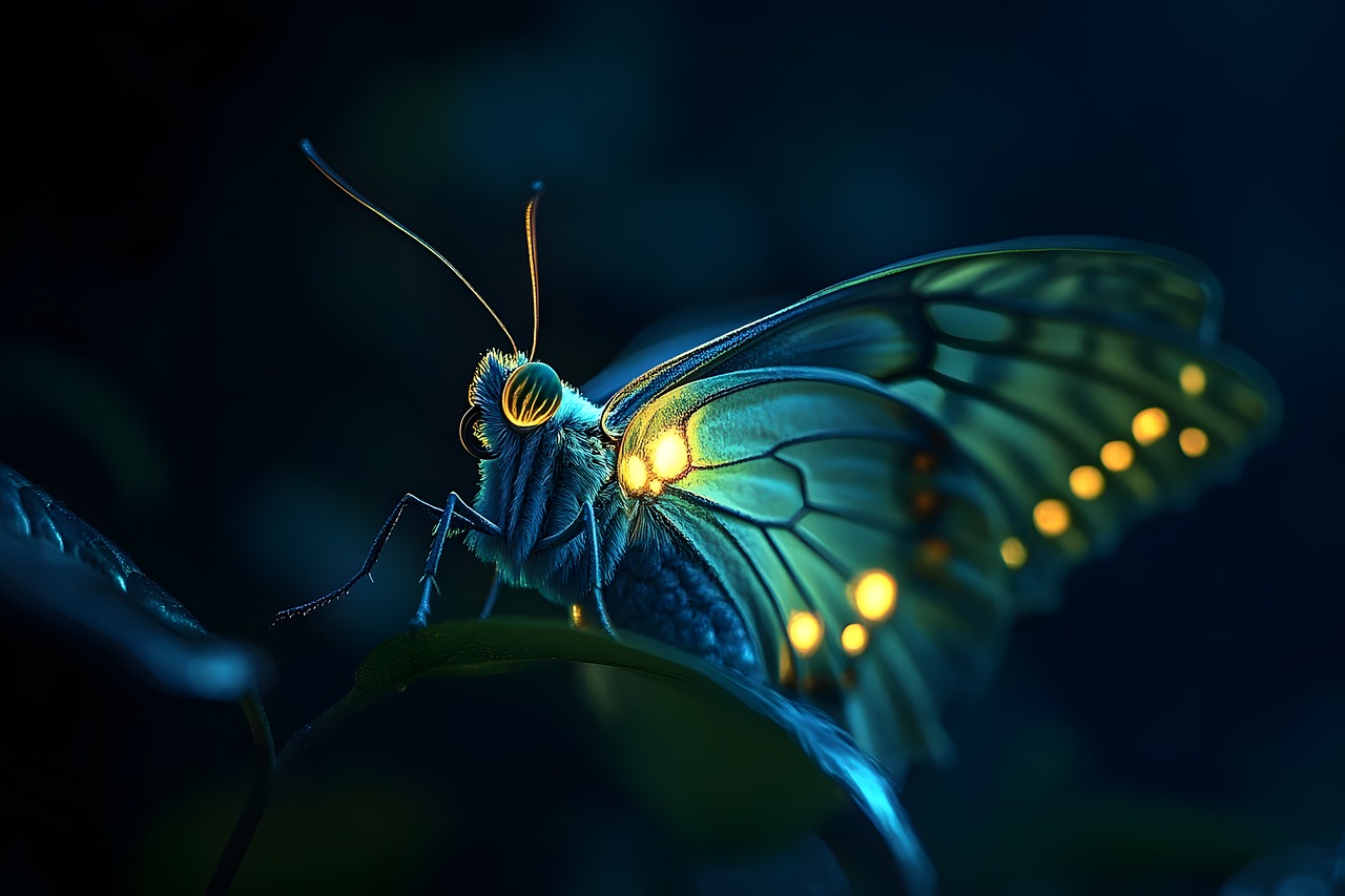 Download Butterfly, Luminous, Light. Royalty-Free Stock Illustration ...