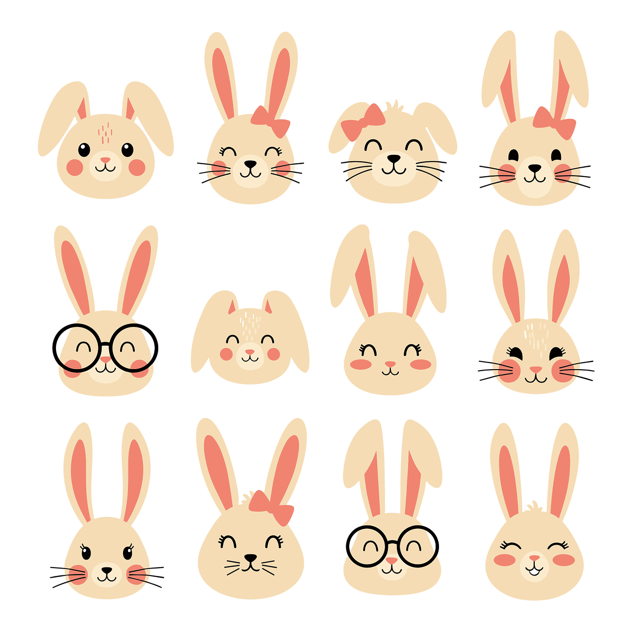 Conejito Conejos Pascua De - Gráficos vectoriales gratis en Pixabay