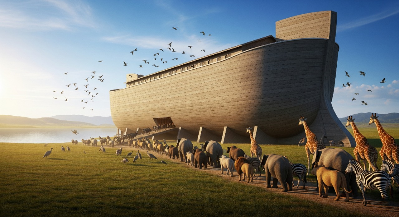 Download Noah'S Ark, Lord, Jesus. Royalty-Free Stock Illustration Image ...