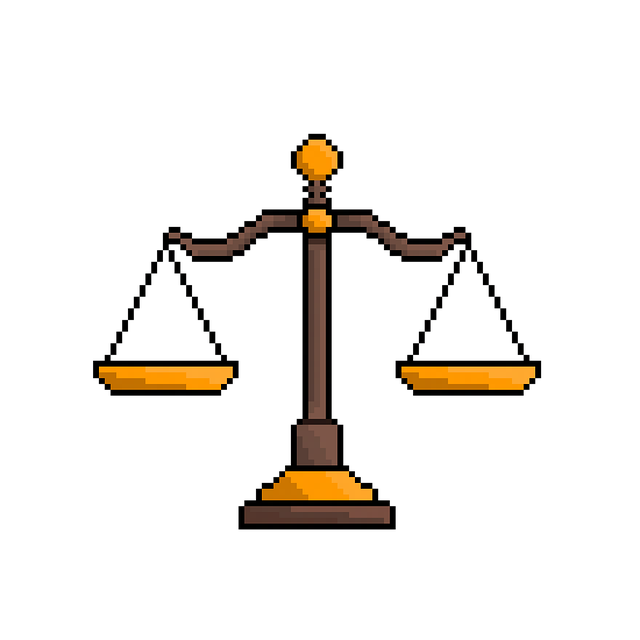 Download Pixel Art, Scales Of Justice, Pixel Law. Royalty-Free Stock ...
