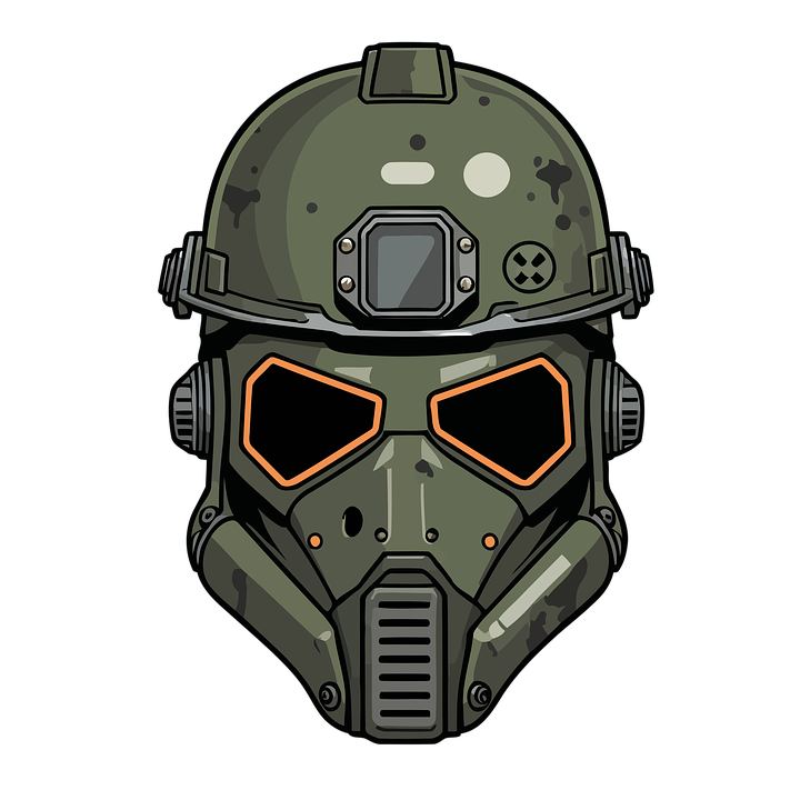 Download Helmet, Mask, Military. Royalty-Free Stock Illustration Image ...