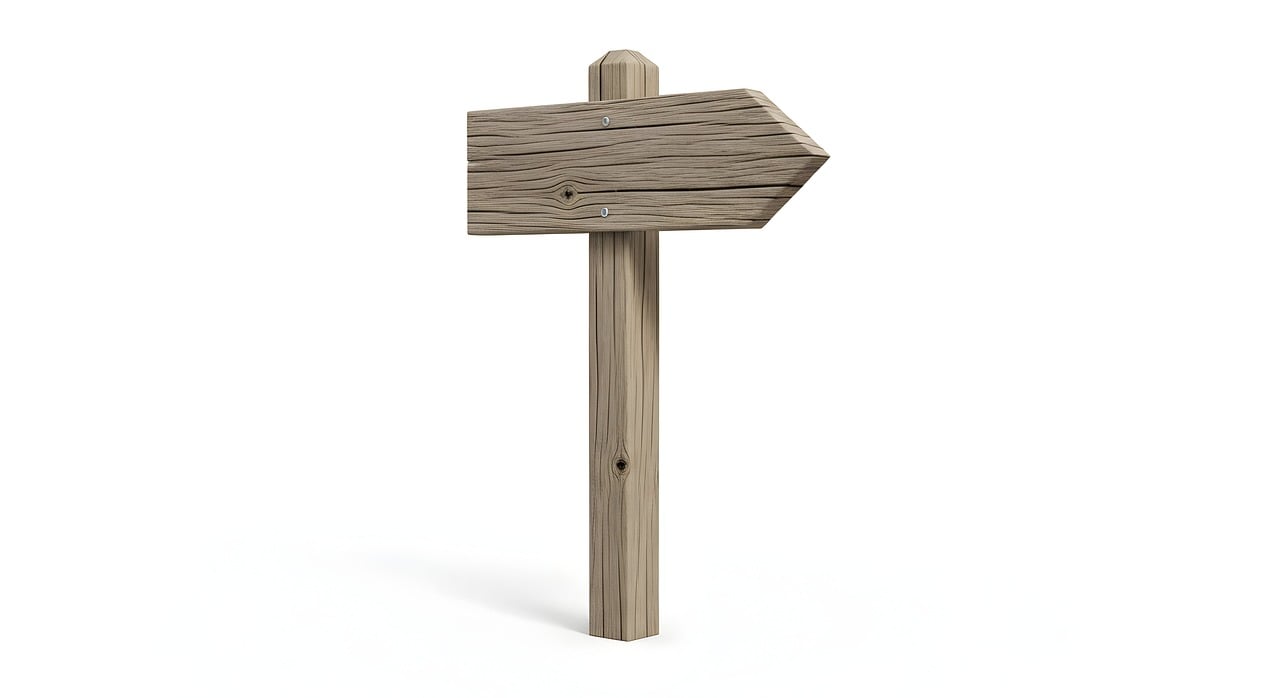 Download Wooden Sign, Direction, Arrow. Royalty-Free Stock Illustration ...