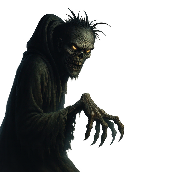Download Horror Monster, Creepy Ghoul, Undead Creature. Royalty-Free ...