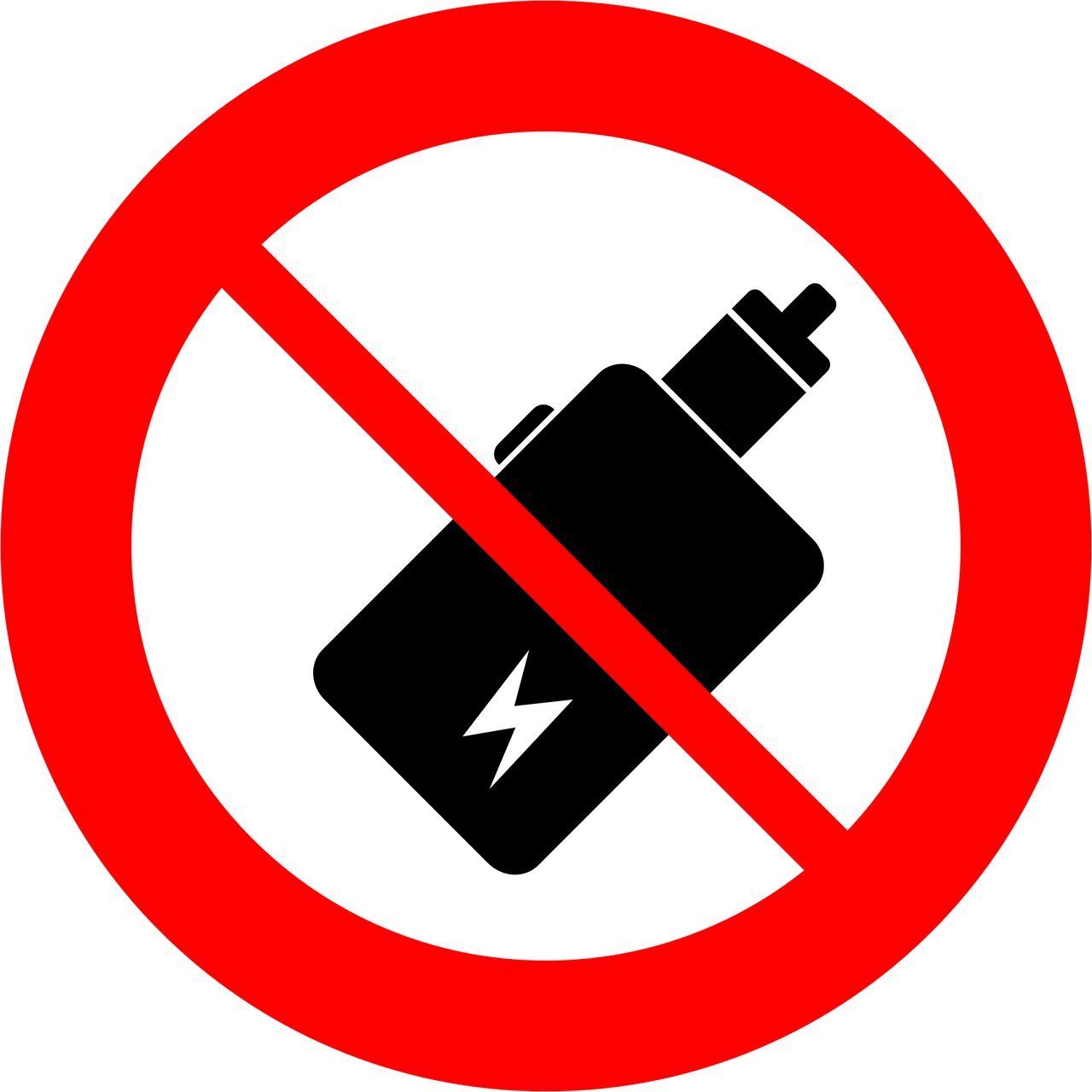 Señal De No Vapear Icono - Gráficos vectoriales gratis en Pixabay