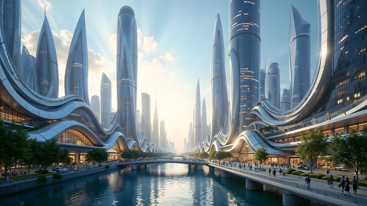 Stadt Zukunft Science-Fiction - Kostenloses Bild auf Pixabay