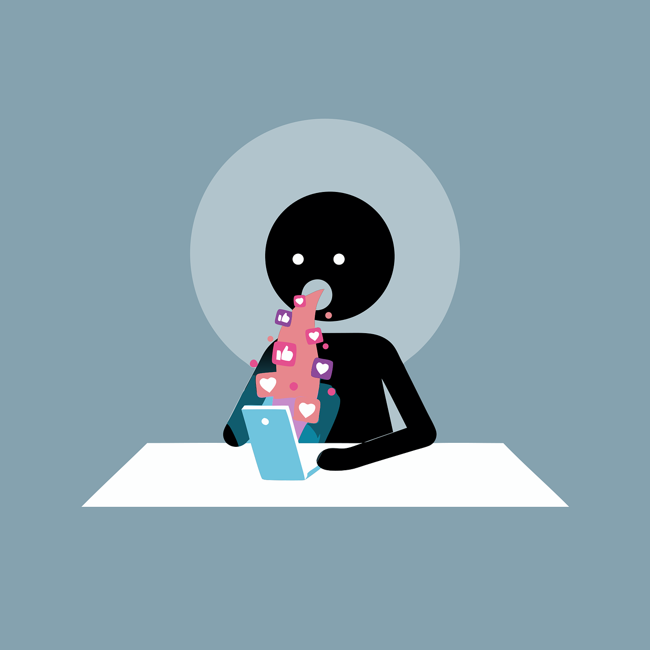 Download Social Media, Modern Life, Validation. Royalty-Free Vector ...