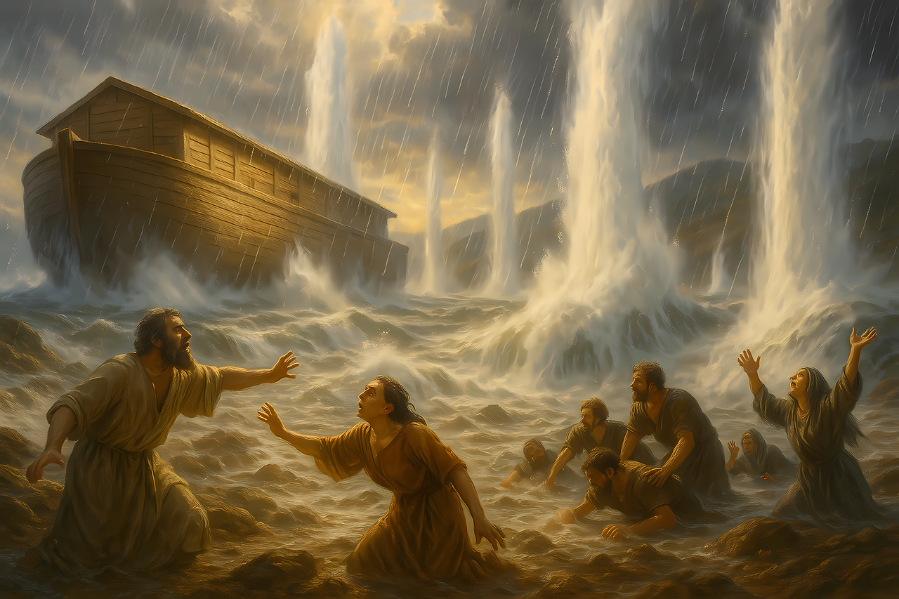Download Deluge, Flood, Judgment. Royalty-Free Stock Illustration Image ...