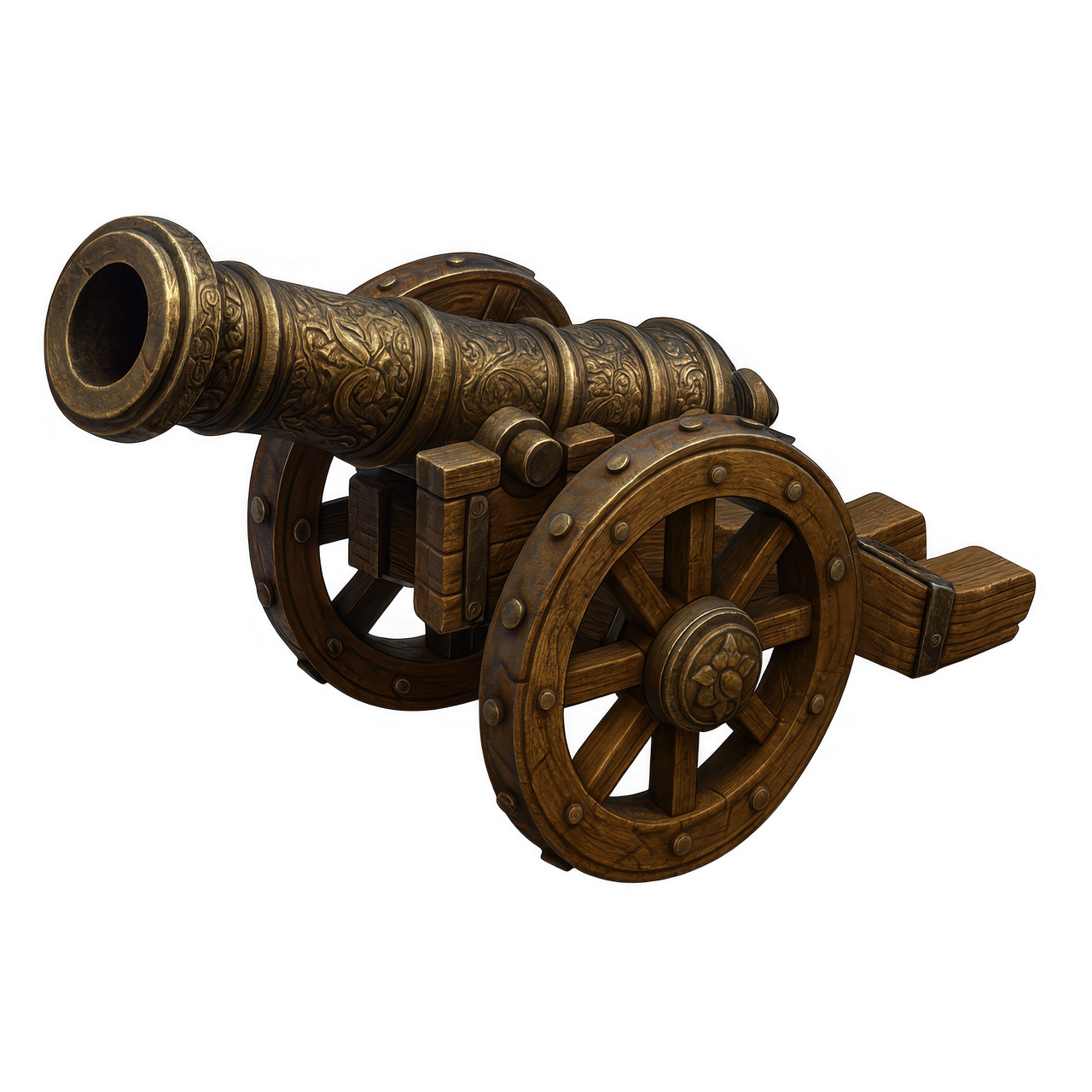 Download Wooden Cannon, Vintage Cannon, Old Artillery. Royalty-Free ...