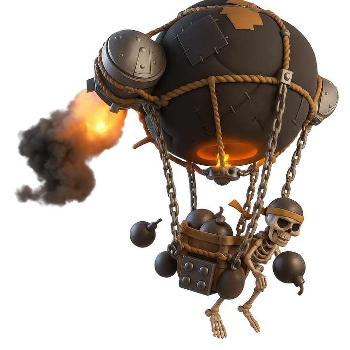 Download Skeleton Airship, Fantasy Balloon, Flying Skeleton. Royalty ...
