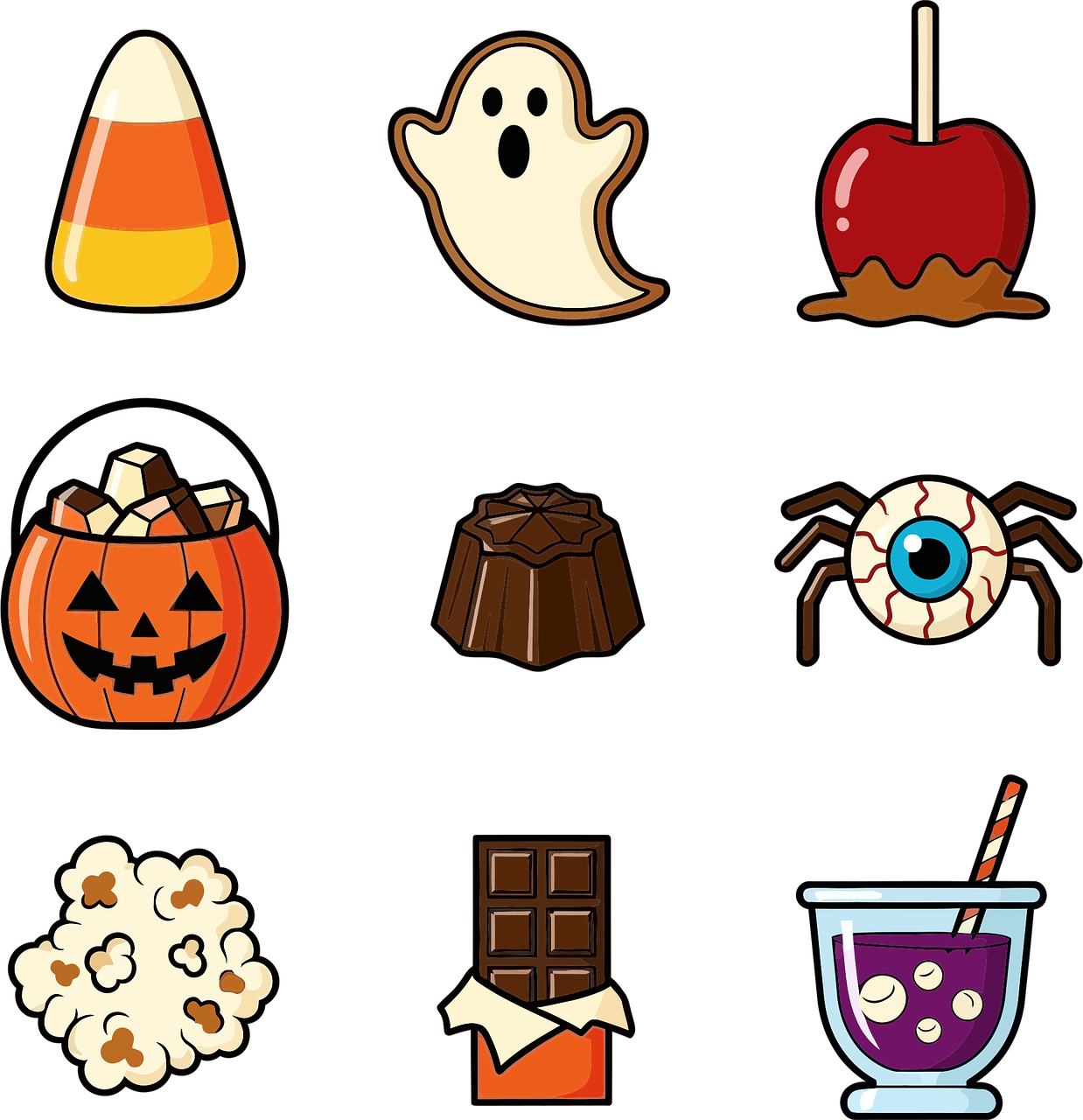 Download Halloween, Food, Candy. Royalty-Free Vector Graphic - Pixabay
