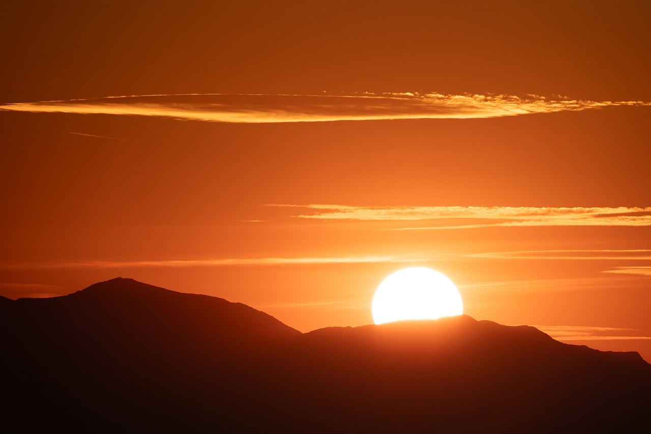 Sunrise Luminous Emerging Sun - Free photo on Pixabay