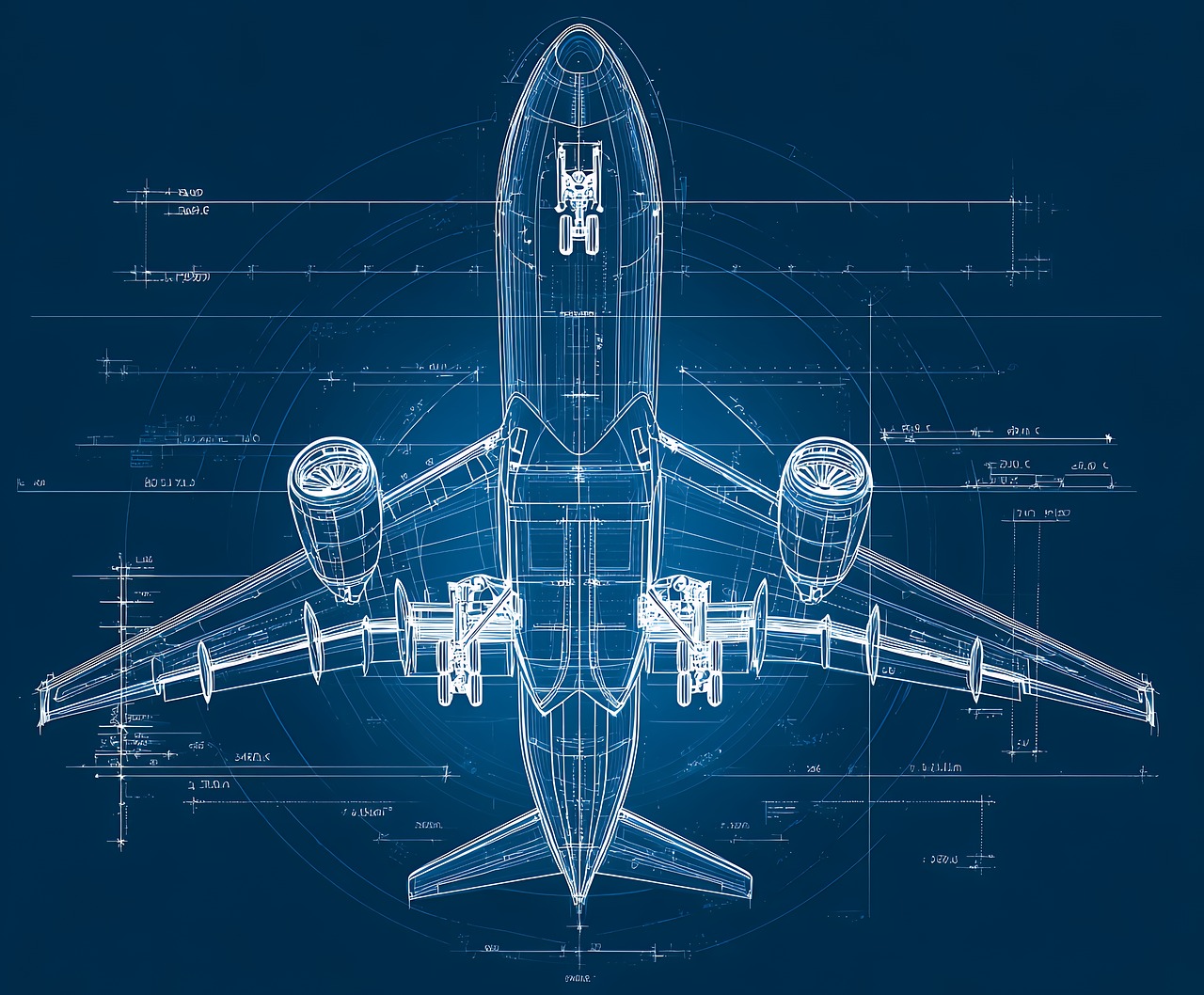 Download Airplane, Blueprint, Schematic. Royalty-Free Stock ...