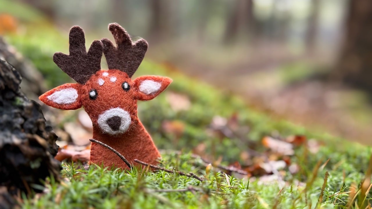 Finger Puppet Felt Roe Deer - Free photo on Pixabay