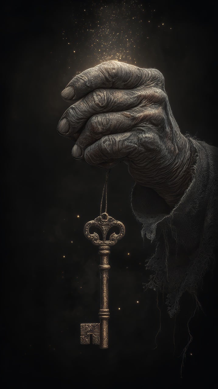 Download Ai Generated, Hand, Key. Royalty-Free Stock Illustration Image ...