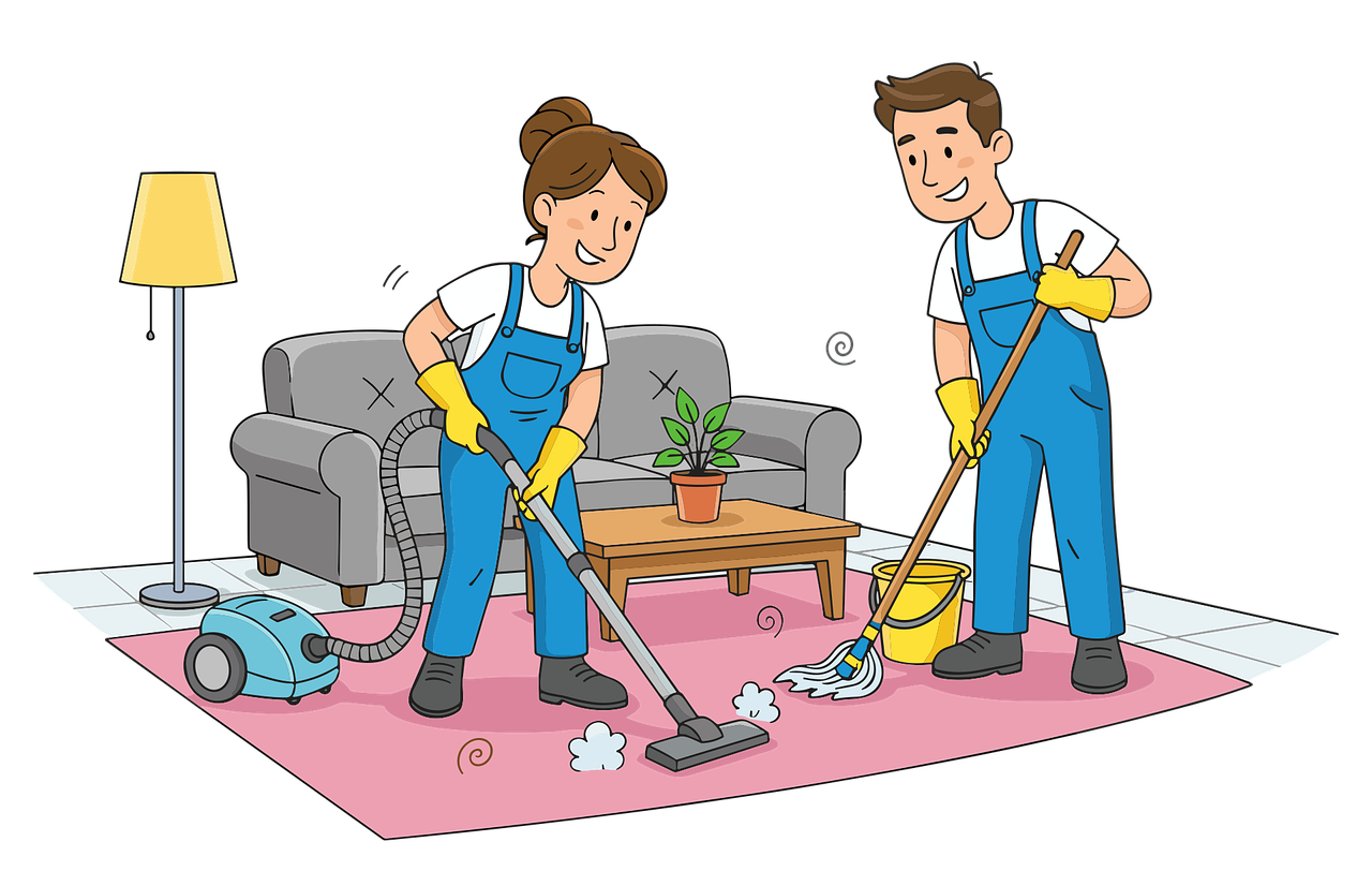 Download House Cleaning, Professional Cleaners, Vacuuming. Royalty-Free ...