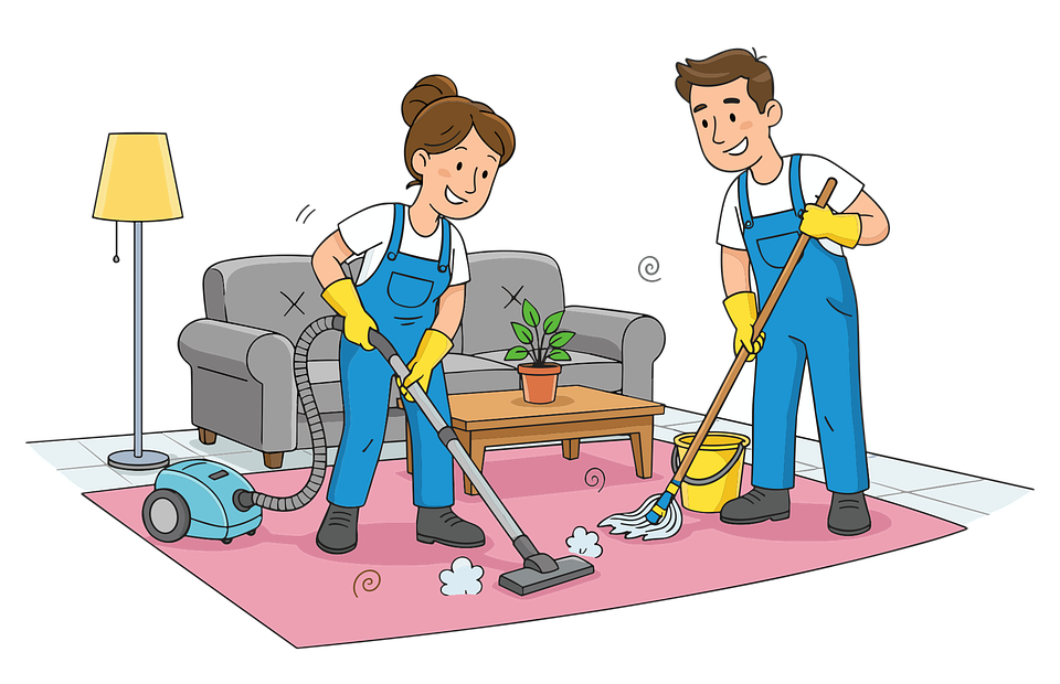 Download House Cleaning, Professional Cleaners, Vacuuming. Royalty-Free ...
