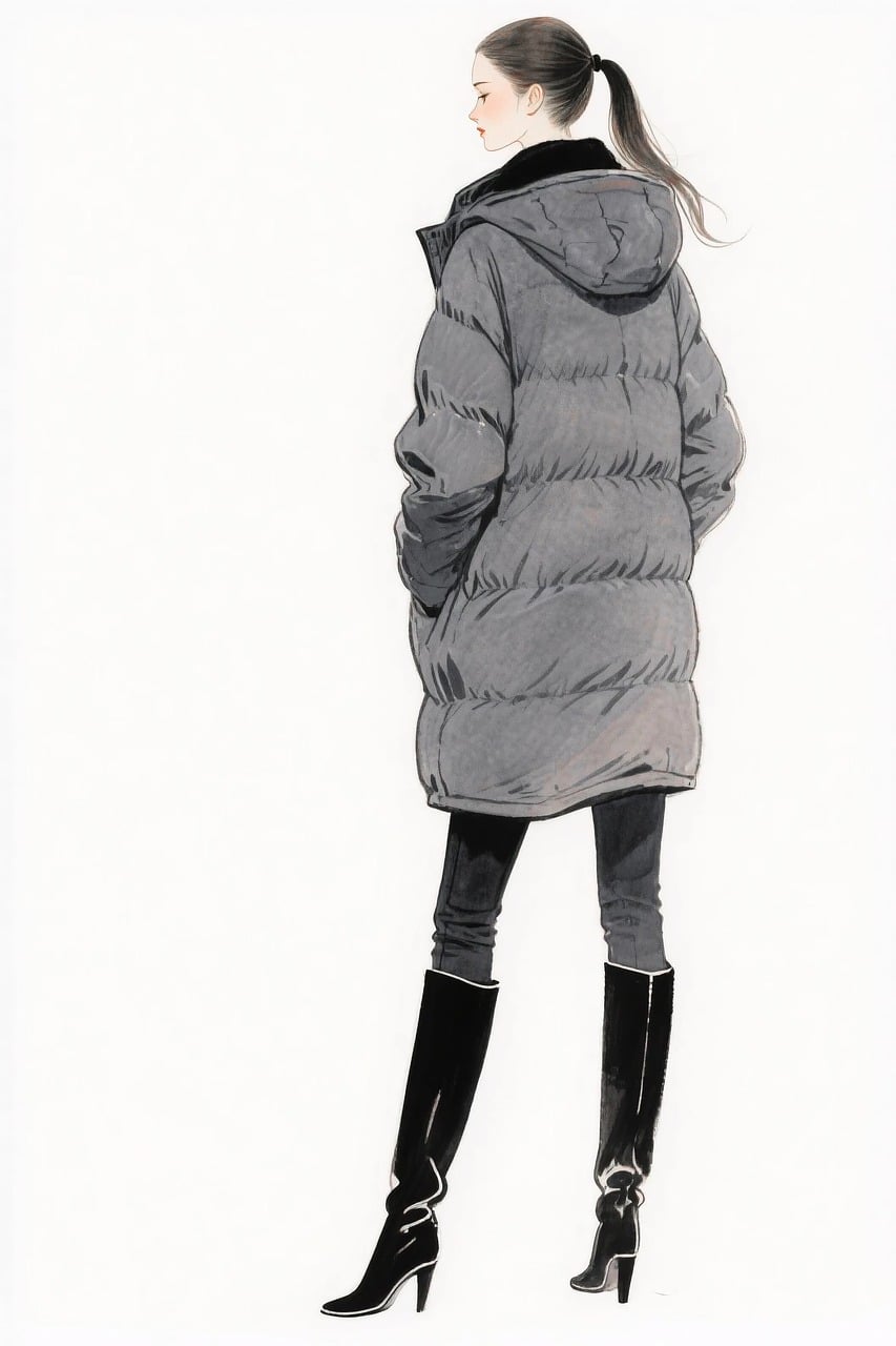 Download Fashion Illustration, Winter Fashion, Cold Weather Outfit ...