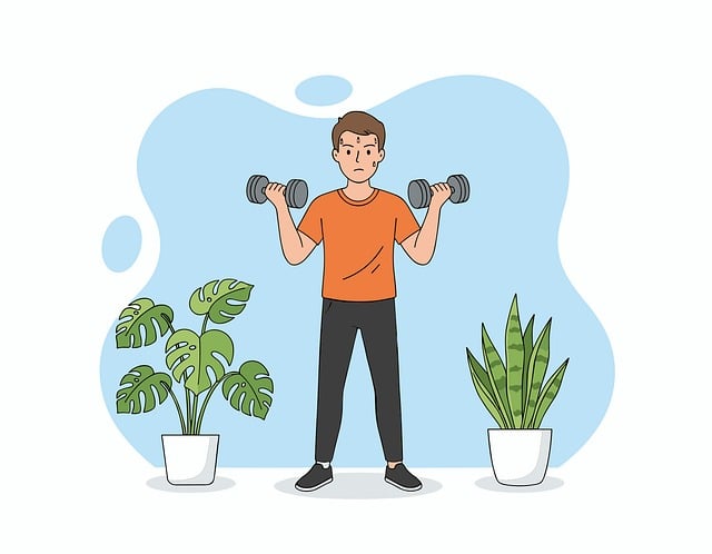 Download Fitness, Dumbbell Workout, Strength Training. Royalty-Free ...