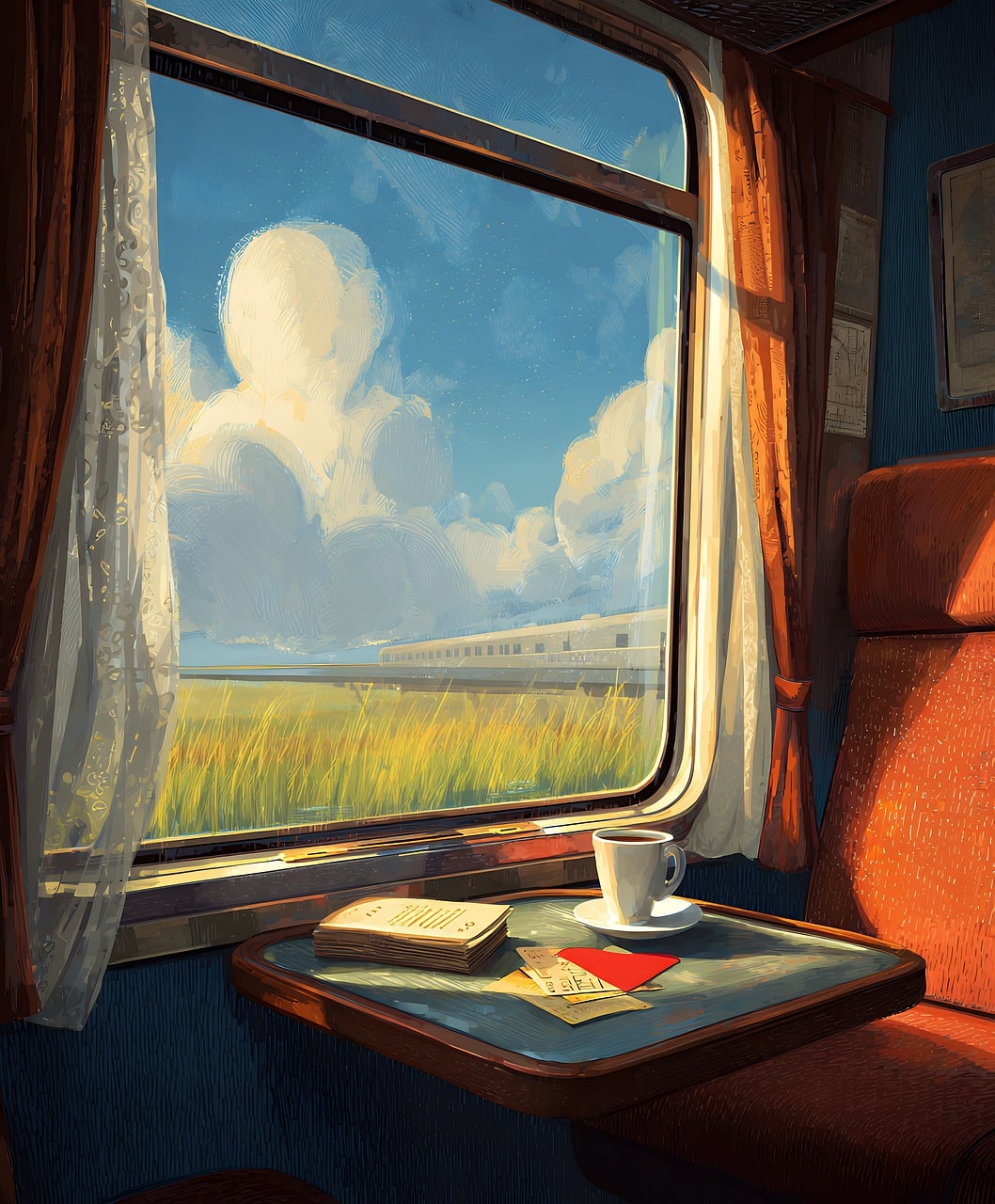 Download Train, Window, Travel. Royalty-Free Stock Illustration Image ...