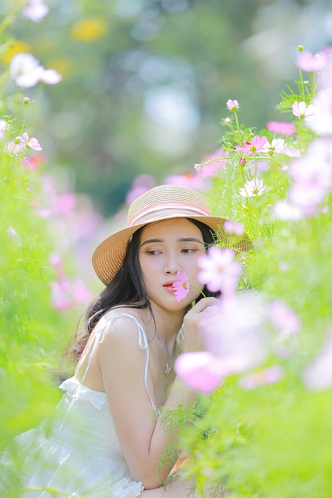 Woman Model Flowers - Free photo on Pixabay