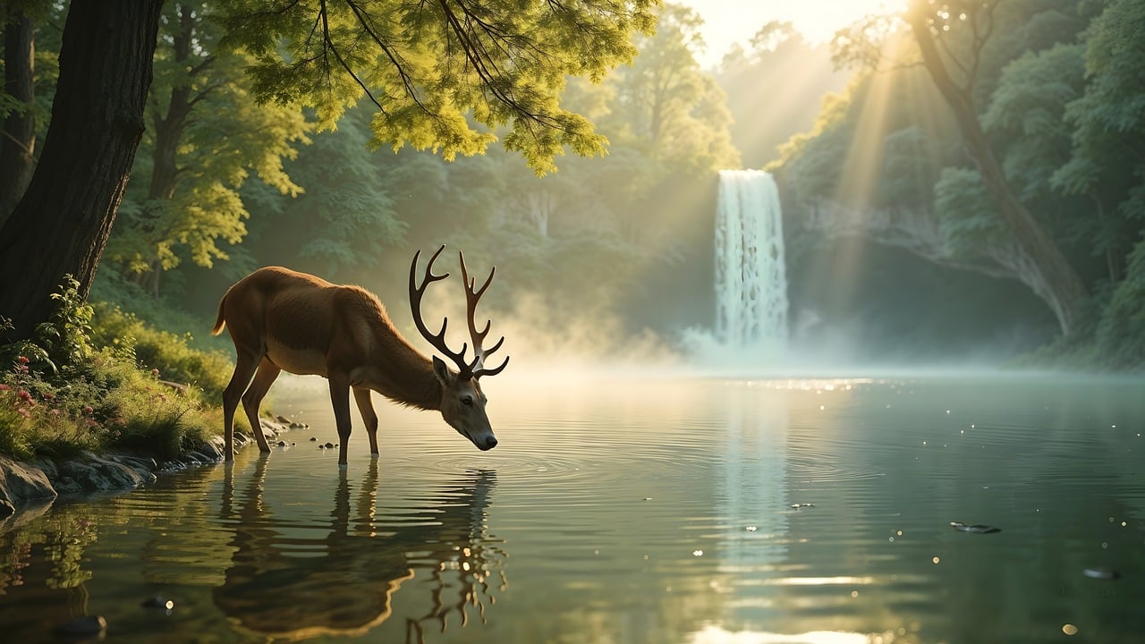 Download Ai Generated, Deer, Power Animal. Royalty-Free Stock ...