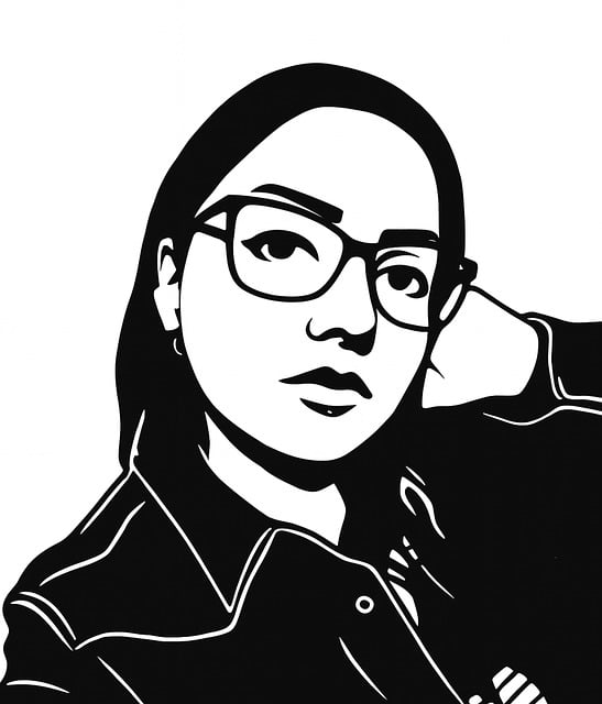 Download Portrait, Vector Art, Black And White. Royalty-Free Stock ...