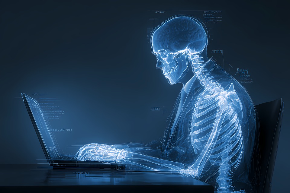 Download Skeleton, X-Ray, Cyber. Royalty-Free Stock Illustration Image ...