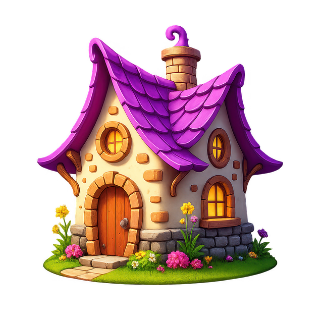 Download Fantasy House, Fairy Tale Cottage, Magic Home. Royalty-Free ...