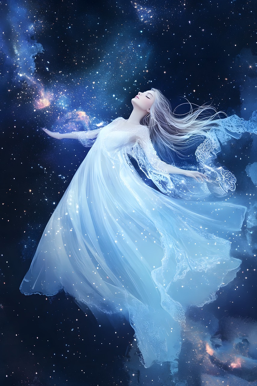 Download Woman, Young, Floating. Royalty-Free Stock Illustration Image ...