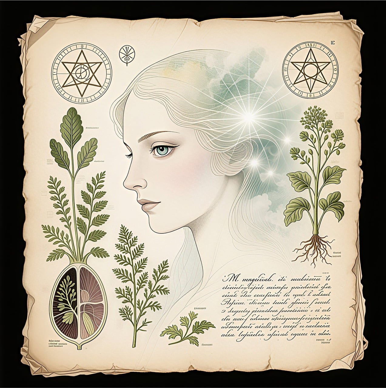 Download Herbs, Writing, Old. Royalty-Free Stock Illustration Image ...