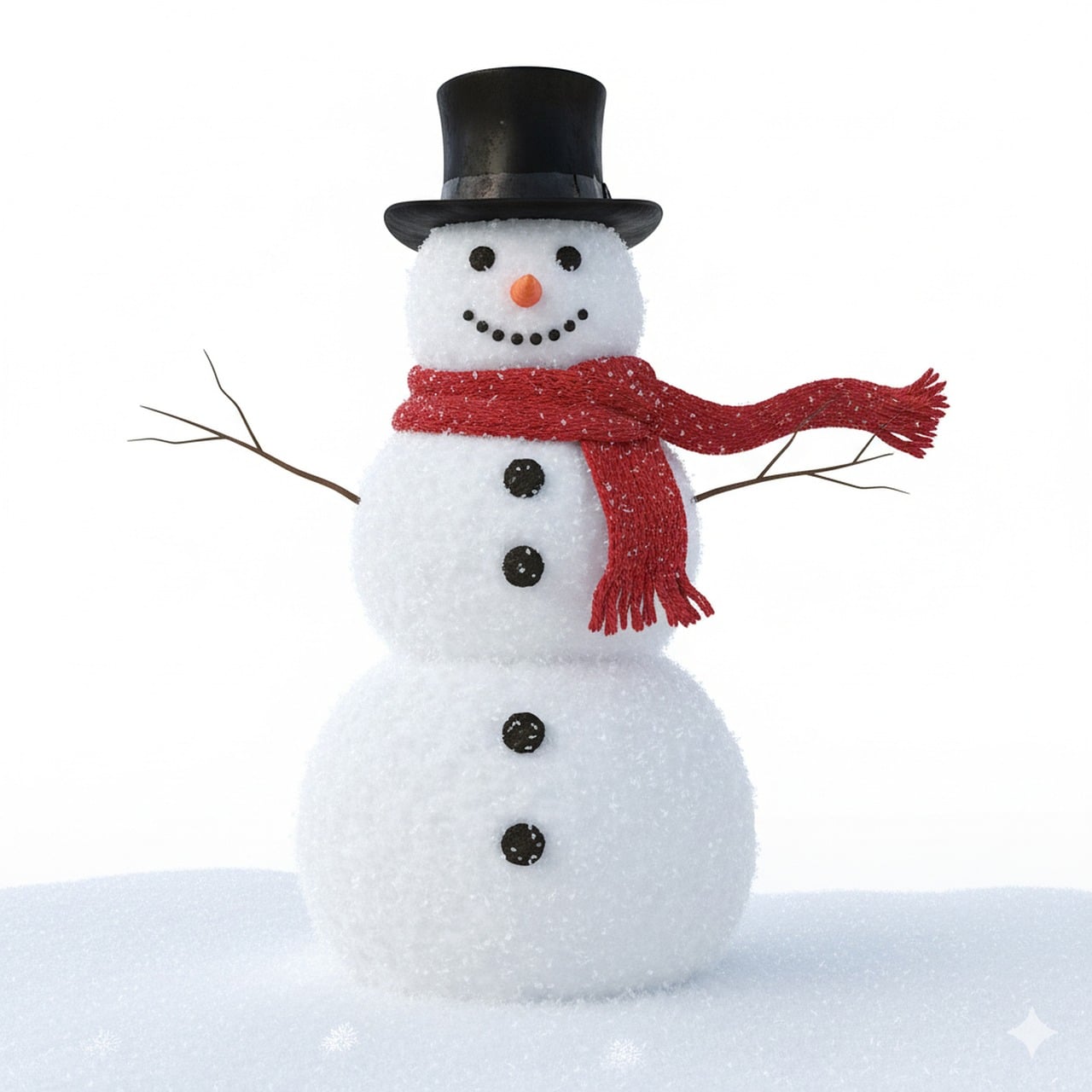 Download Snowman, Carrot Nose, Coal Eyes. Royalty-Free Stock ...