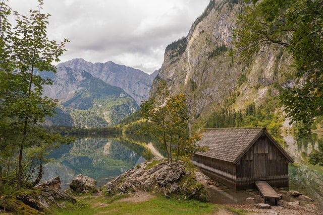 Upper Lake Mountain Boathouse - Free photo on Pixabay