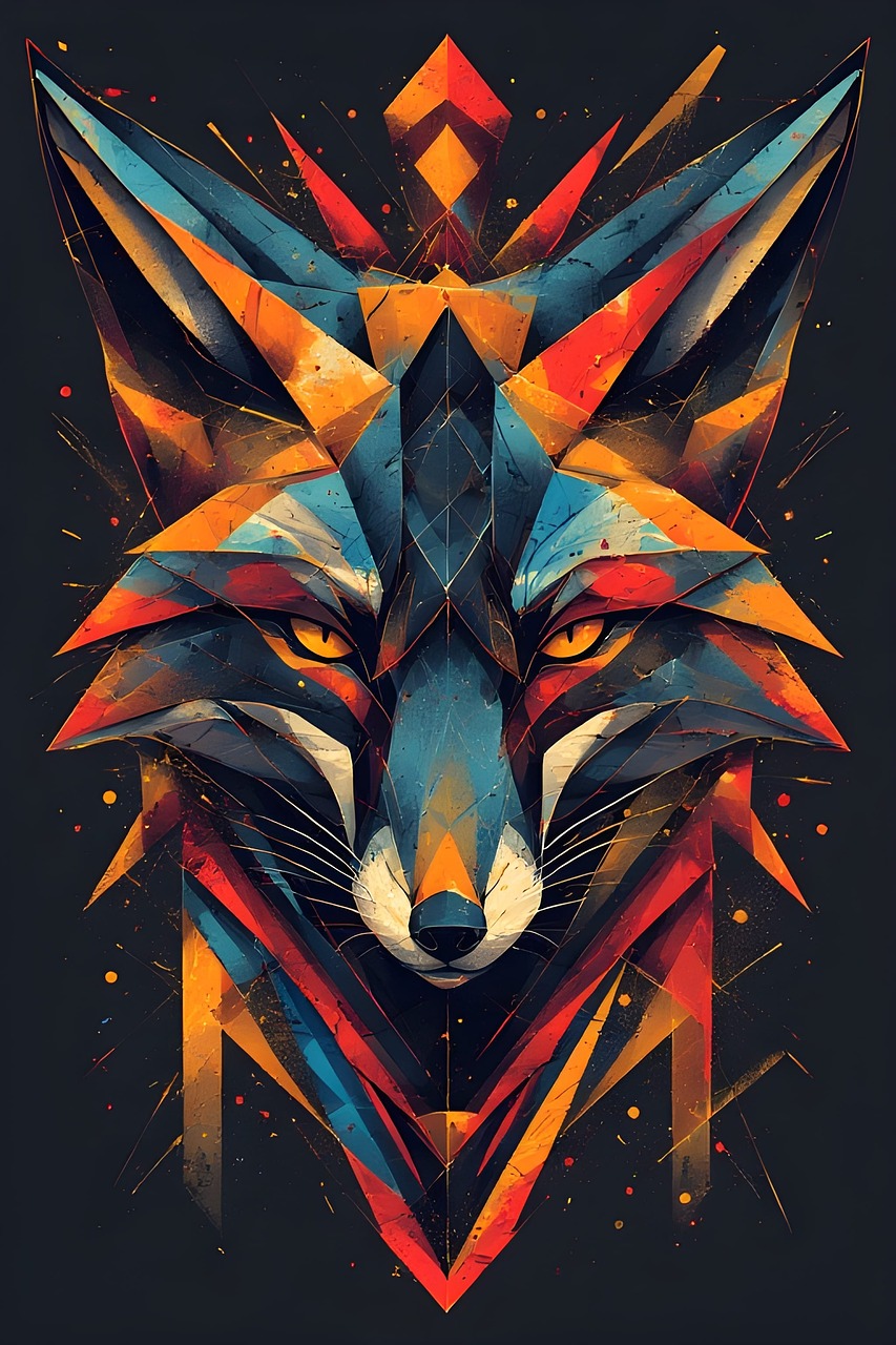 Download Minimalist, Animal, Wolf. Royalty-Free Stock Illustration ...