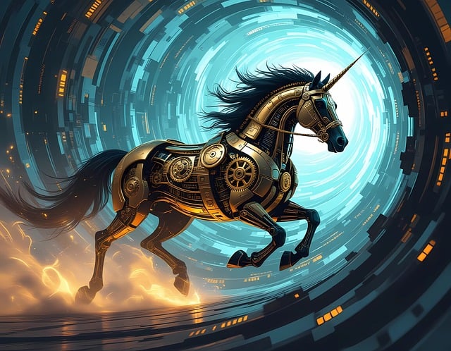 Download Unicorn, Robot, Mechanic. Royalty-Free Stock Illustration ...