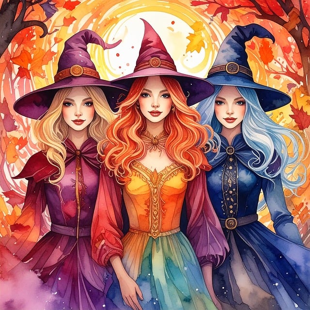Download Witches, Witch, Three. Royalty-Free Stock Illustration Image ...