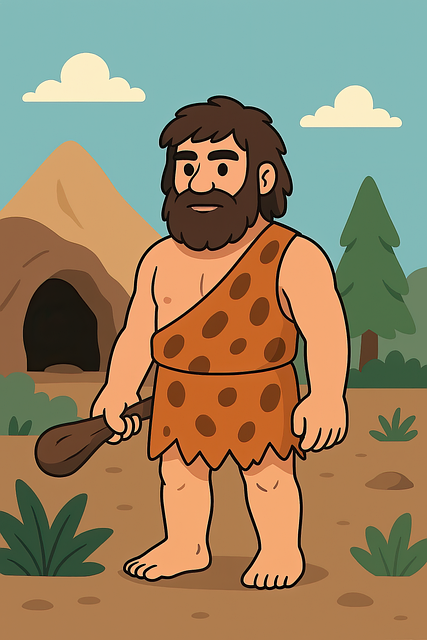 Download Caveman, Man, Cartoon. Royalty-Free Stock Illustration Image ...