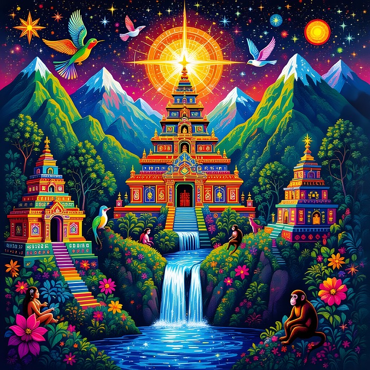 Download Eastern, Palace, Landscape. Royalty-Free Stock Illustration ...