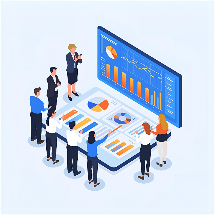 Download Data Analysis, Business, Infographic. Royalty-Free Stock ...