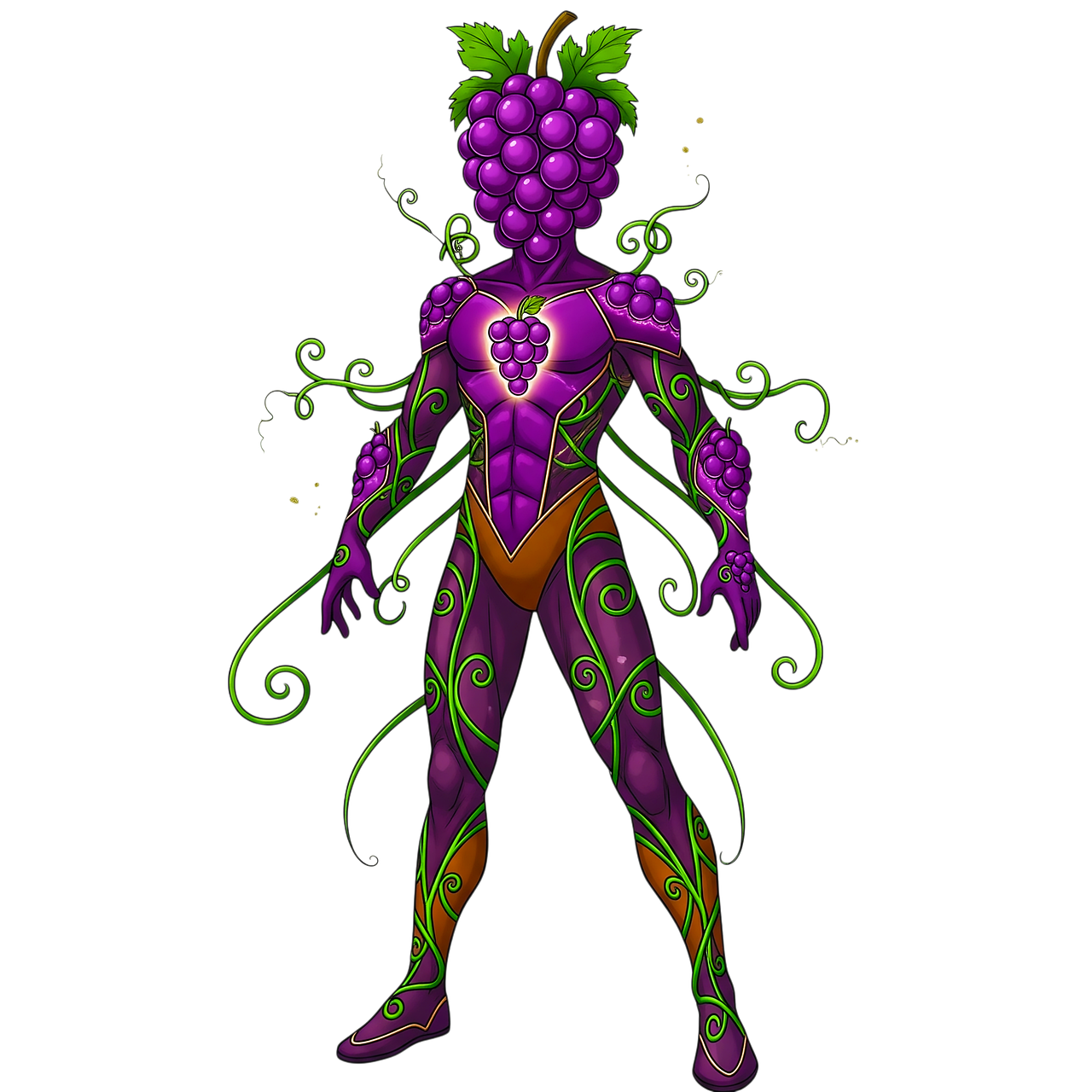 Superhéroe De Uva Diseño - Imagen gratis en Pixabay