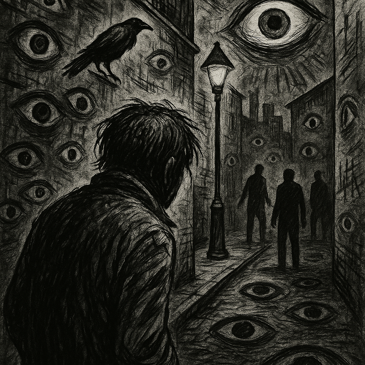 Download Surreal, Eyes, Paranoia. Royalty-Free Stock Illustration Image ...