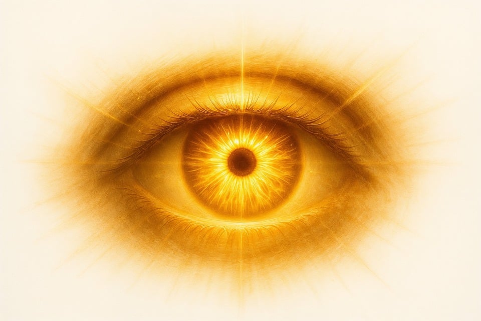 Download Golden Eye, Radiant, Mystical. Royalty-Free Stock Illustration ...
