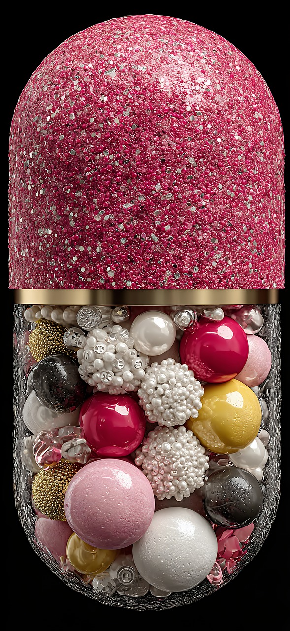 Download Pill, Capsule, Glitter. Royalty-Free Stock Illustration Image ...