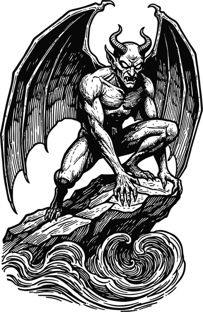 Download Devil, Gargoyle, Gothic. Royalty-Free Vector Graphic - Pixabay