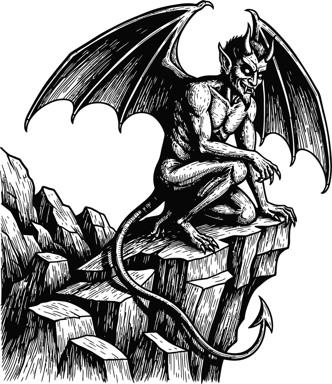 Demonio Gárgola Gótico - Gráficos vectoriales gratis en Pixabay