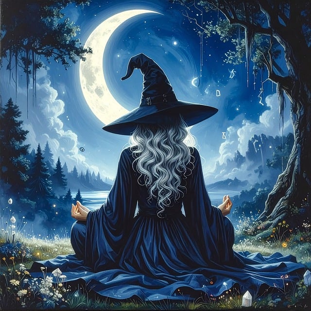 Download Witch, Moon, Crescent. Royalty-Free Stock Illustration Image ...