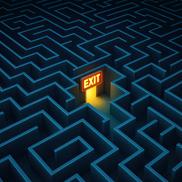 Download Maze Escape, Labyrinth, Finding Exit. Royalty-Free Stock ...